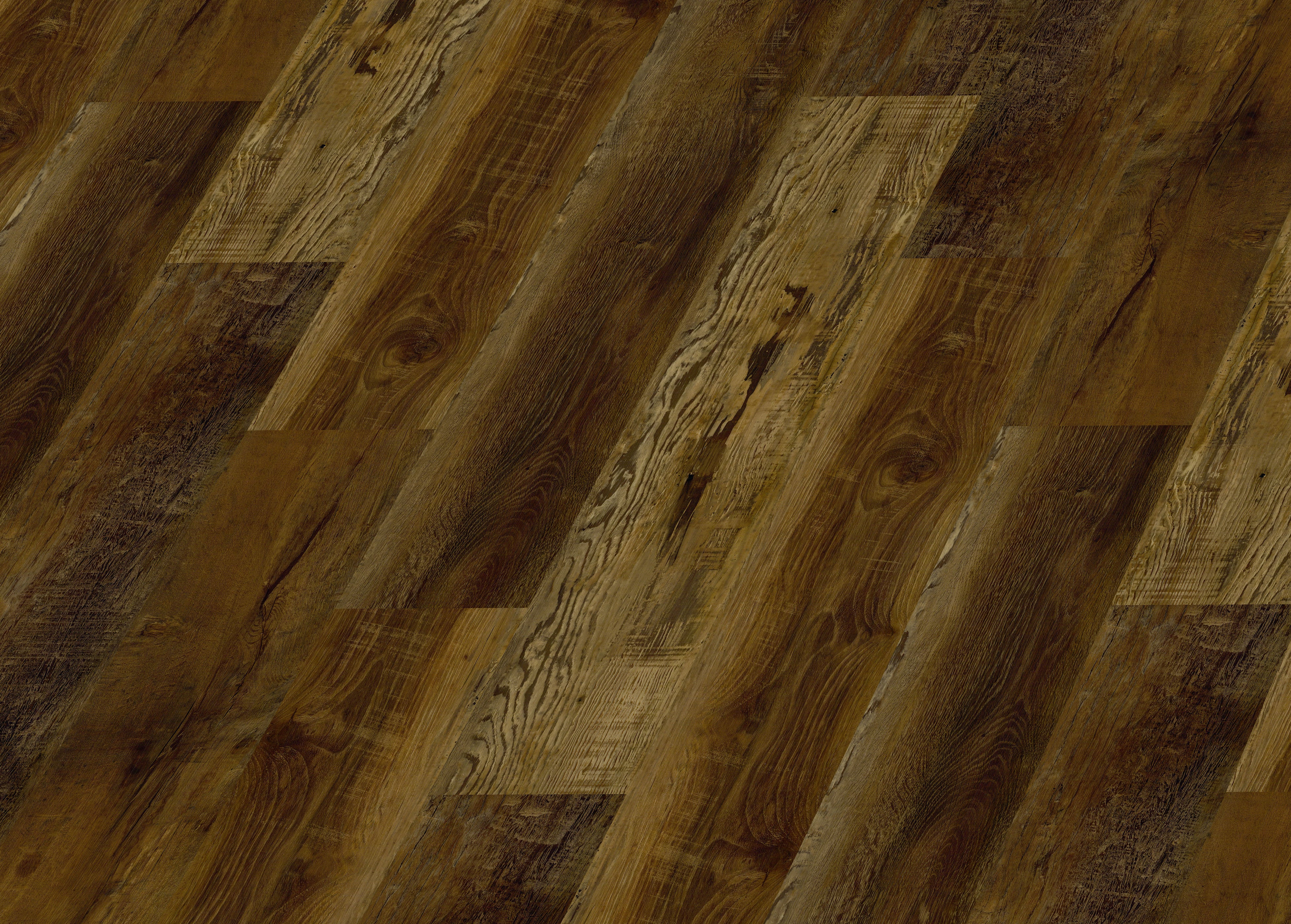 Dark Brown Vinyl Flooring Cathedral Oak | Luxury Vinyl Plank — Tiles of ...
